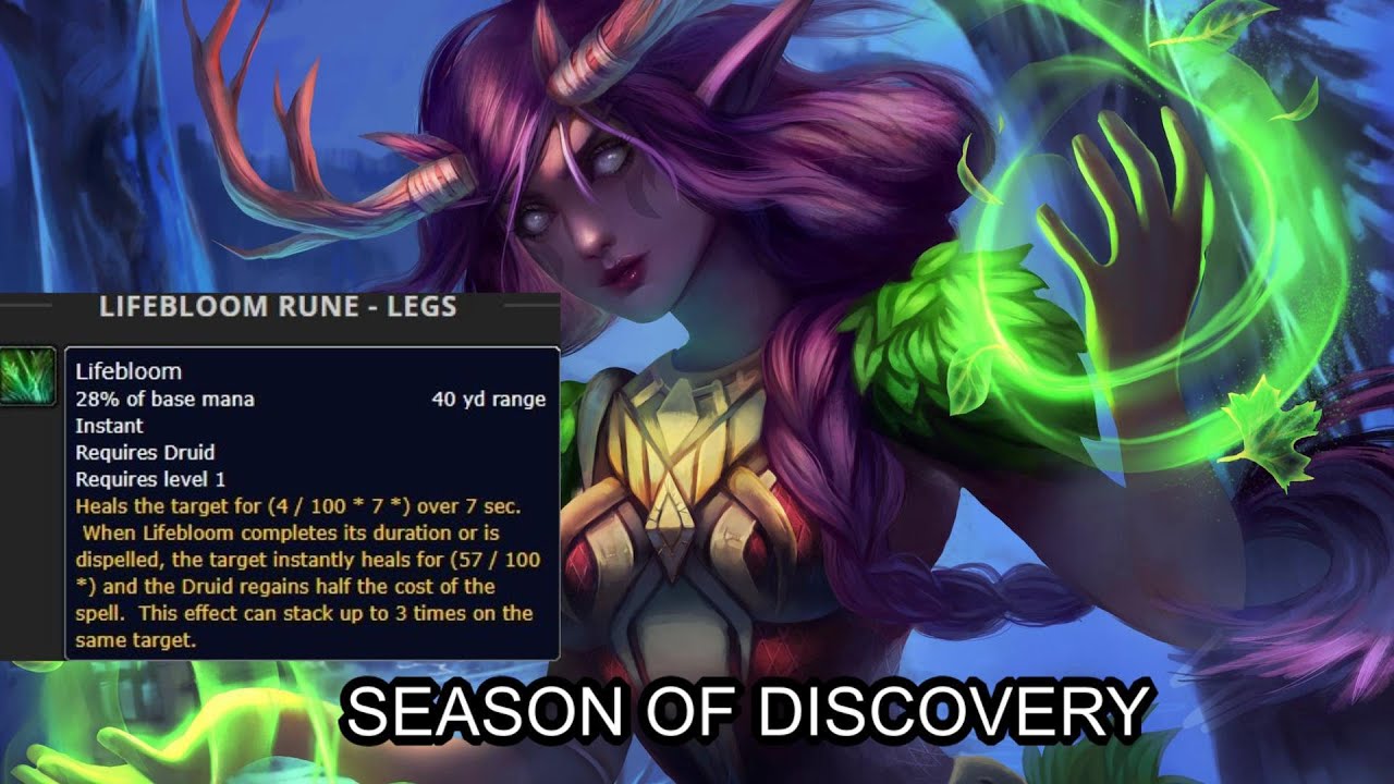 How to get Lifebloom rune in Season of Discovery | Basic tips and ...