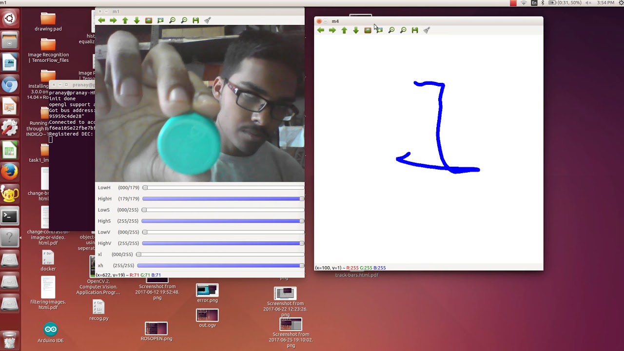 virtual drawing pad - YouTube
