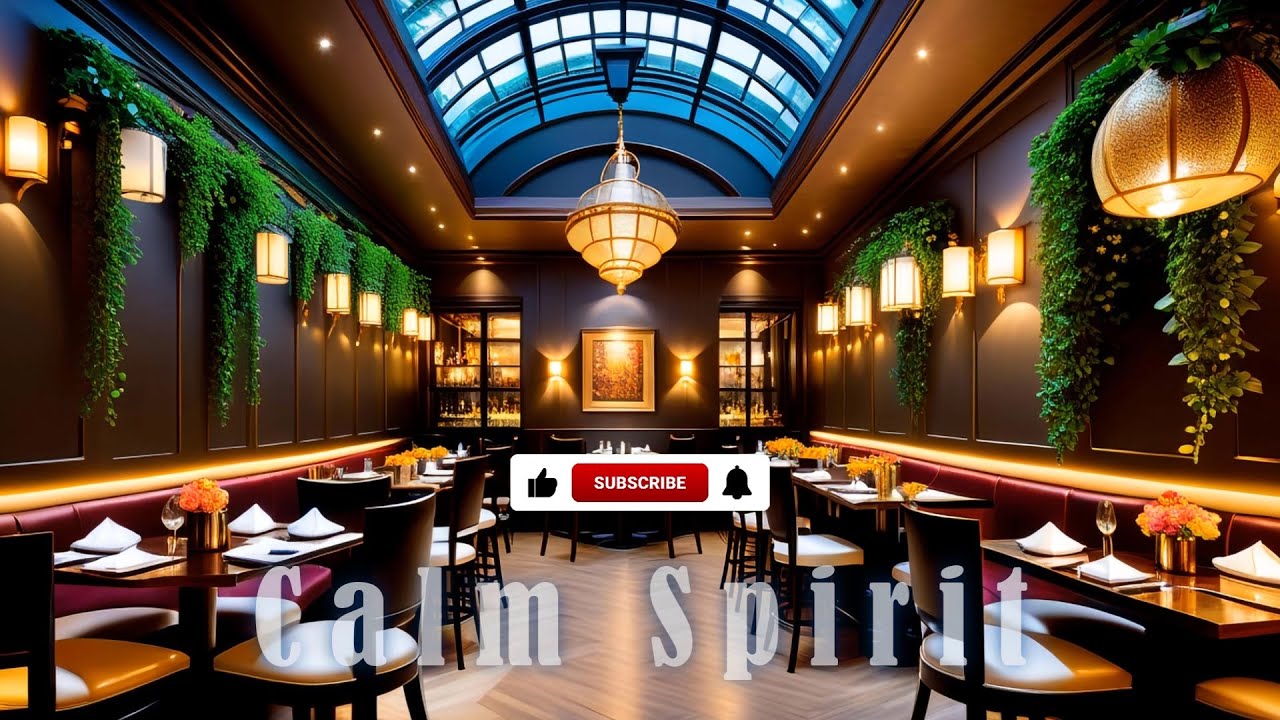 Cozy & Luxurious Restaurant Ambience with Calm Music | Chill in Style ...