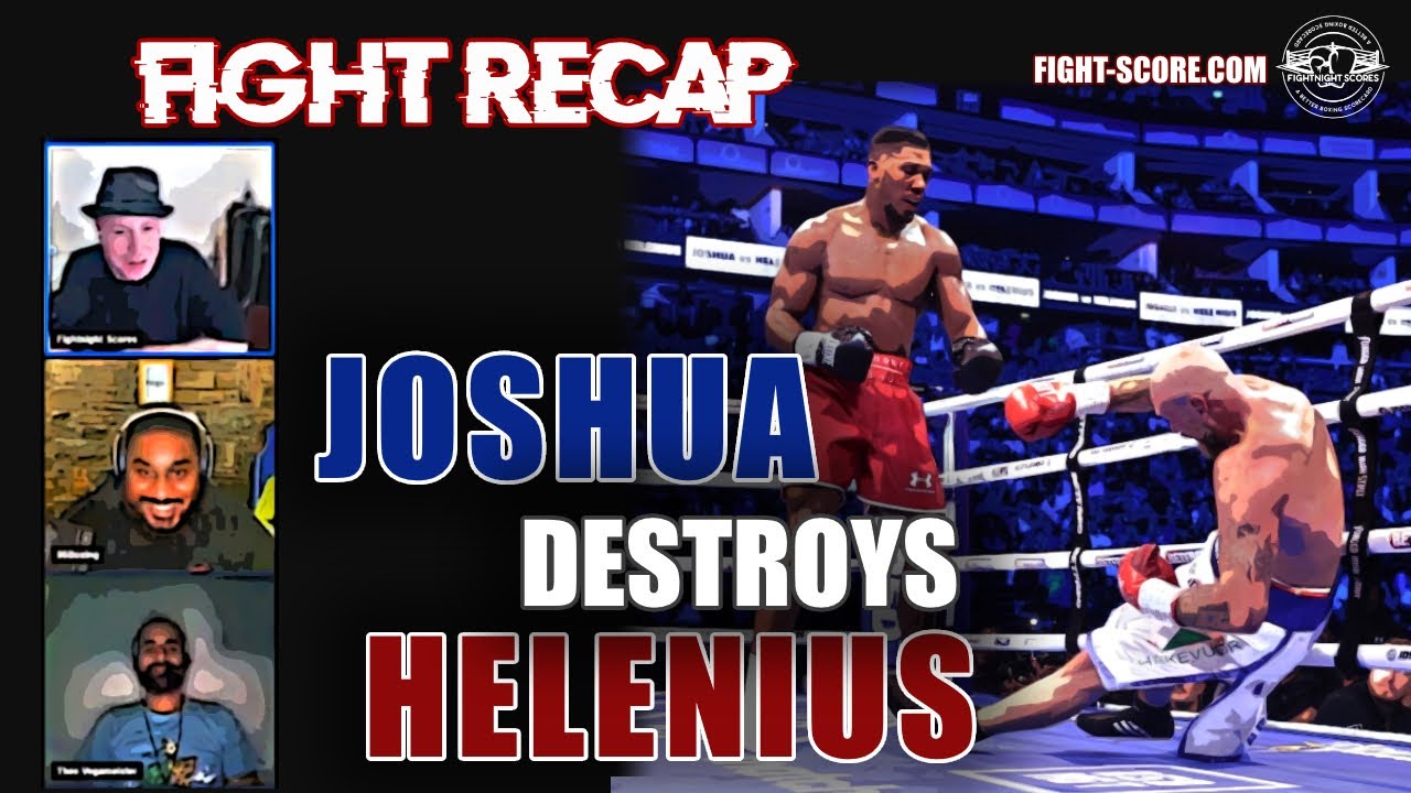 Joshua destroys Helenius - Performance Verdict! - YouTube