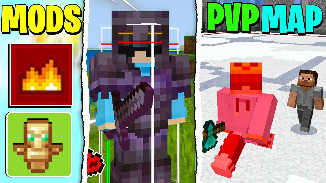 Top 10 Best JAVA PVP Mods For Minecraft PE 1.21🔥 || PVP Mods For Mcpe [2025] 💥 - YouTube