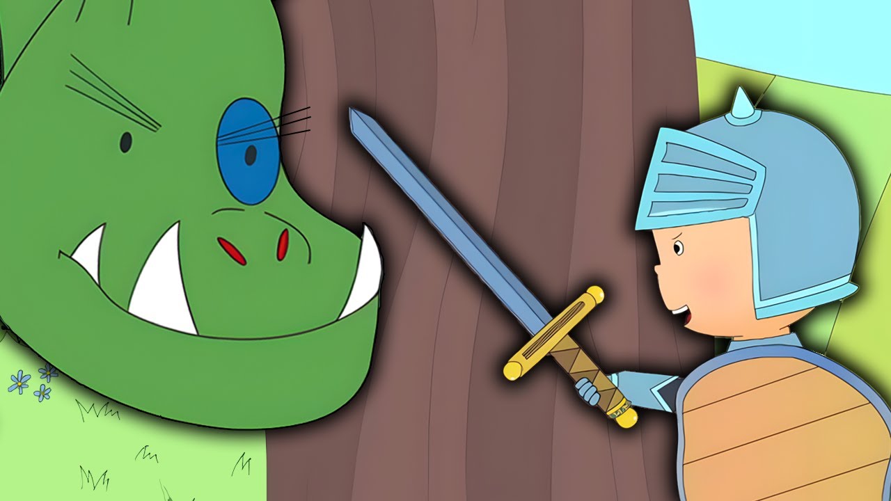Caillou VS The Dragon | Caillou's New Adventures - YouTube