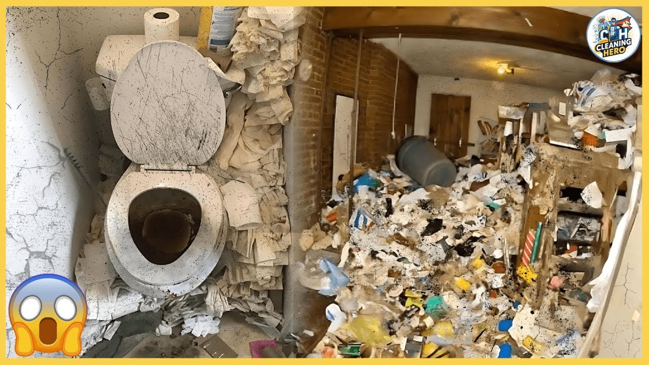 Dirtiest House Ever 😱 Homeowner Gave Up! Cleaning Disaster! 💪 - YouTube