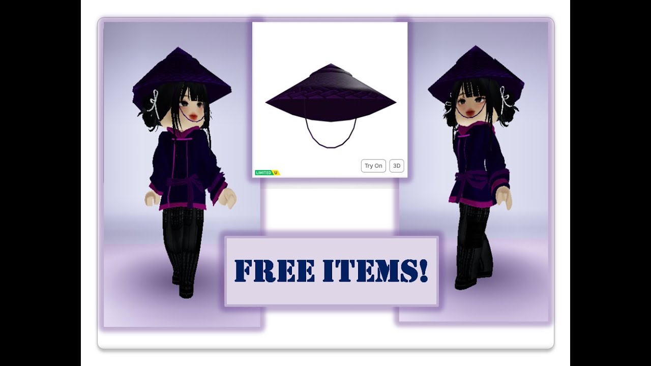 🌟COOL FREE limited items! | Purple Samurai Hat| Limited Events|🌟 - YouTube