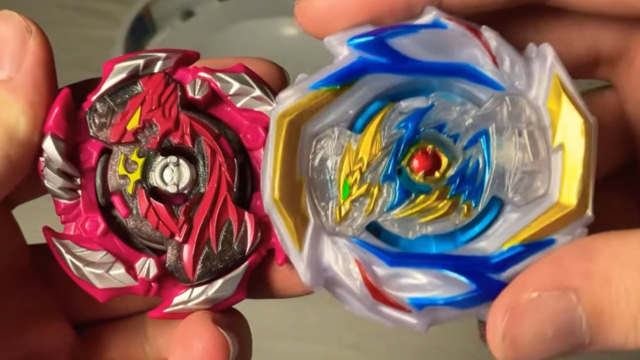 SUOH VS DRUM = Beyblade Burst Inferno Salamander S5 VS Command Dragon ...