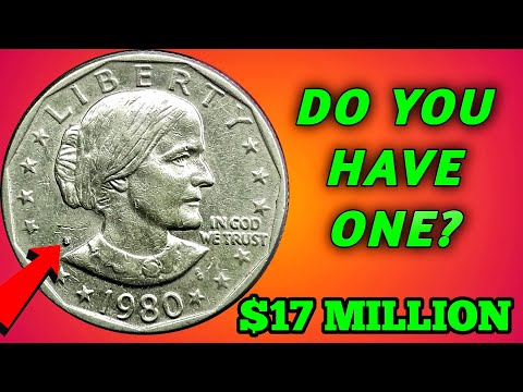 1980 Susan B. Anthony Dollar Coin Worth Money! Rare One Dollar USA Coins 💰