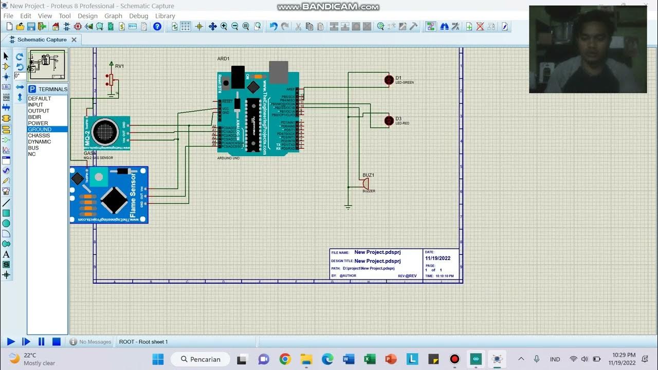 uts mikrokontroler arduino menggunakan proteus - YouTube