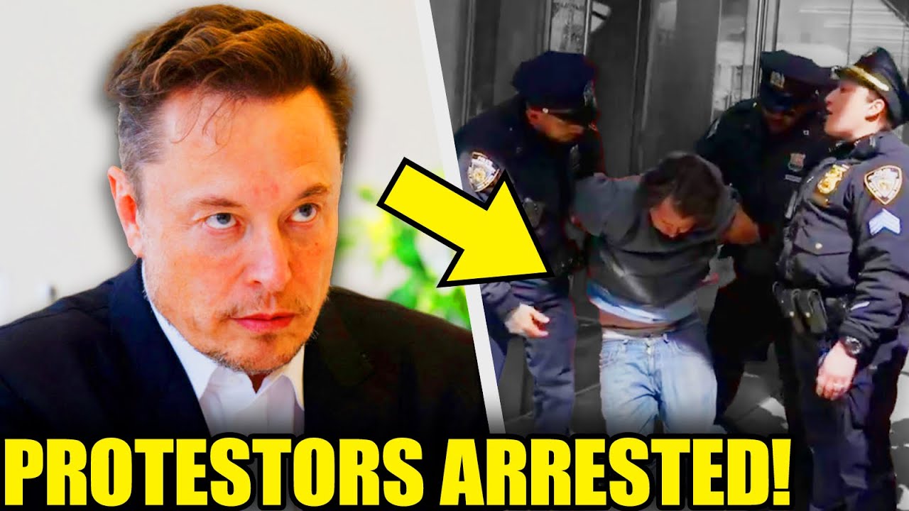 Elon ARRESTS Activists As Protests ERUPT Across America! - YouTube
