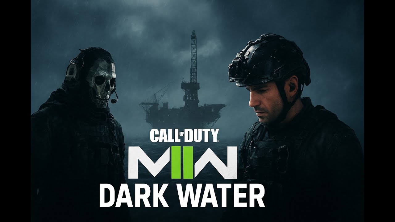 🚢 Storming the Oil Rig | COD MWII Dark Water Mission (4K Ultra ...