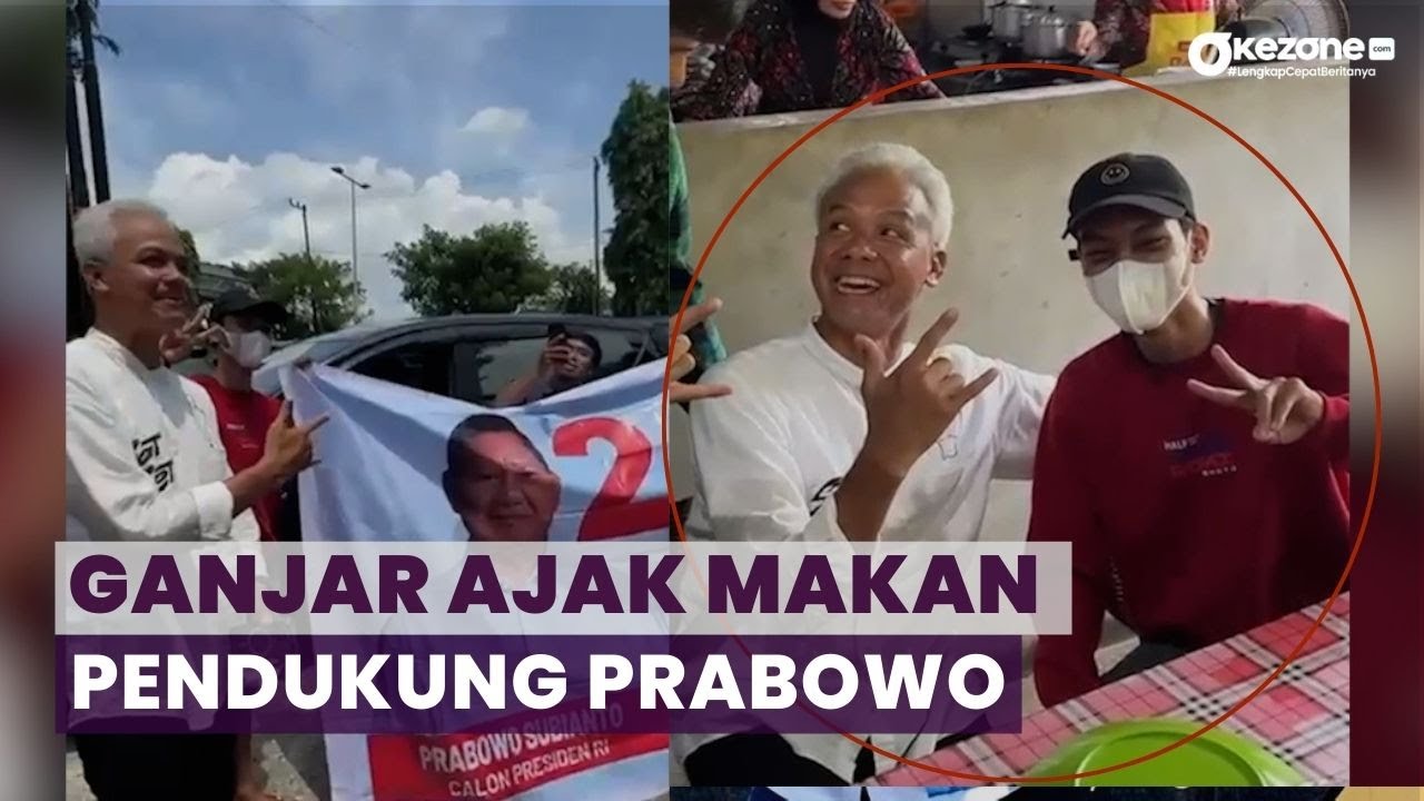 [FULL] Detik-detik Ganjar Dihadang Pendukung Prabowo di Balikpapan, Malah Diajak Makan Bersama ...