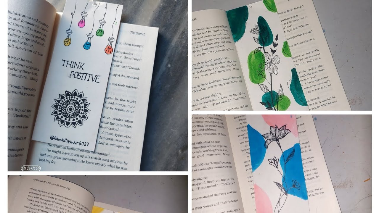 DIY book marks ideas || easy book marks😊 || - YouTube