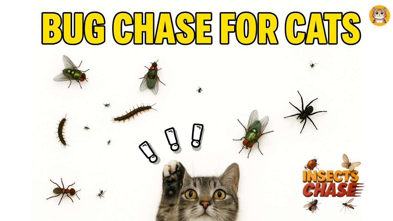 Ultimate insects Chase for Cats – Non-Stop Fun & Stimulation Moving ...