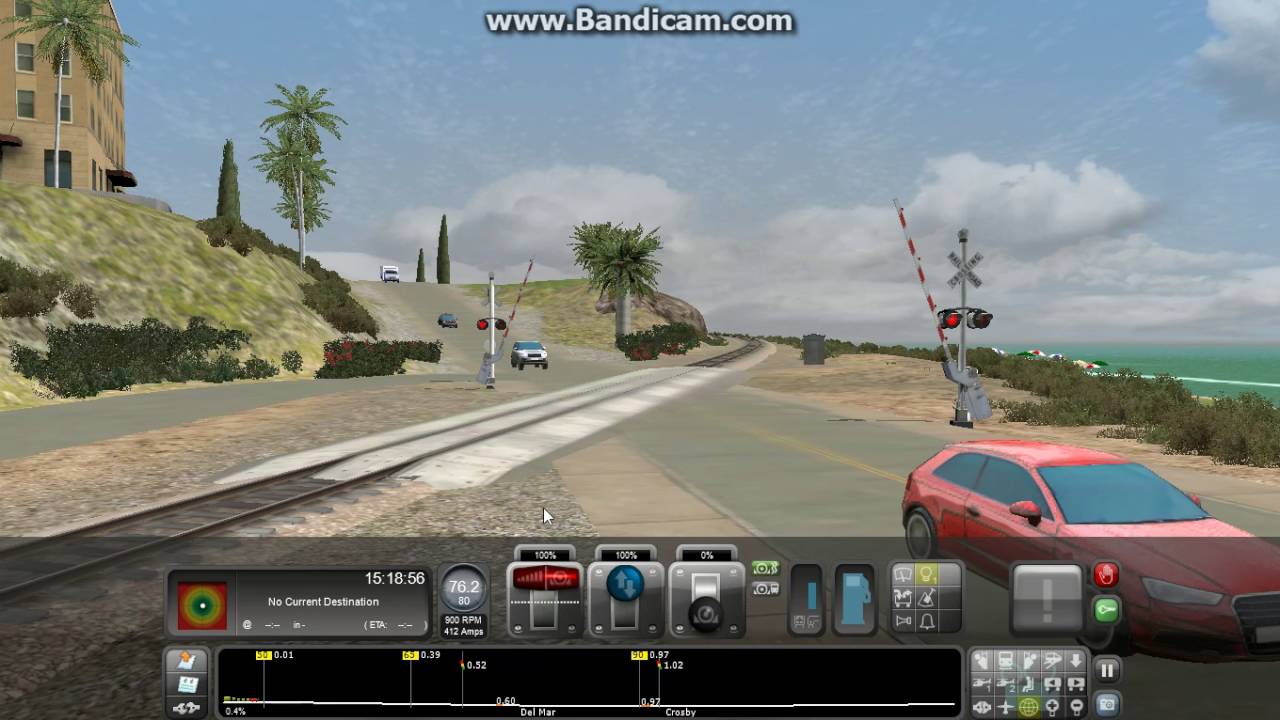 Train Simulator 2017: Coaster Commuter Thru the Crossing - YouTube