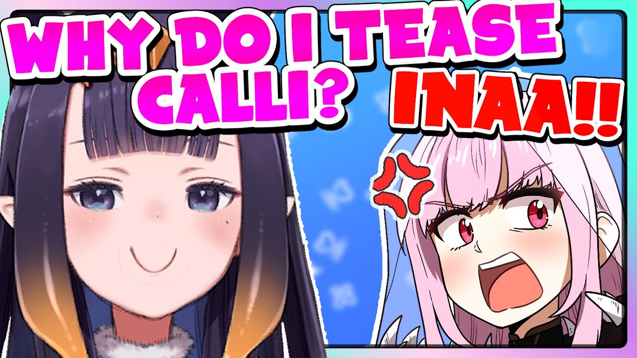 Ina has a perfect excuse for teasing Calli - YouTube