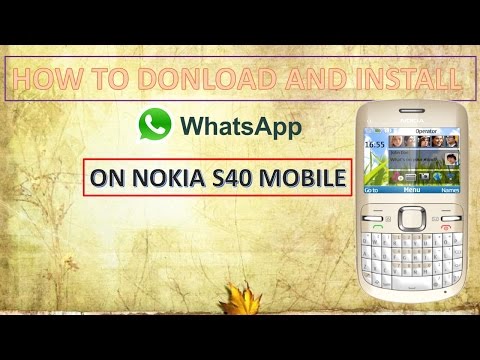 HOW TO DOWNLOAD WHATSAPP FOR S40 SYMBIAN MOBILES-OLD NOKIA MOBILES