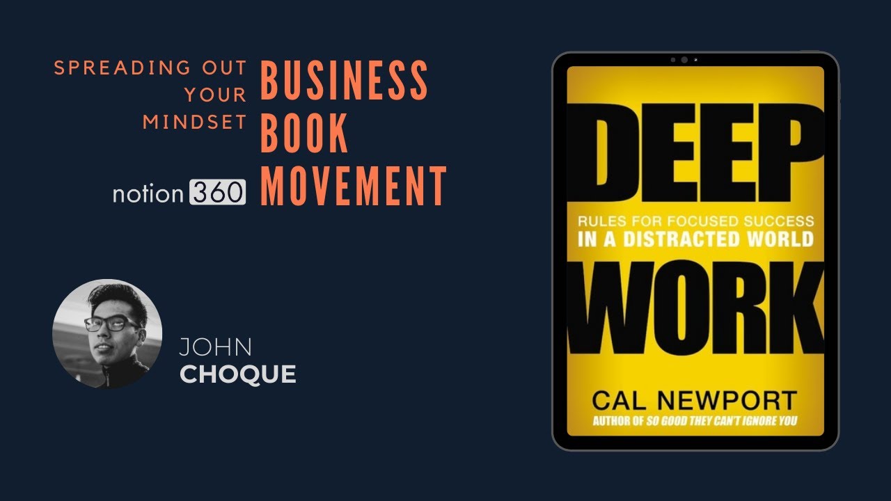 Revisión del libro: Deep Work - Cal Newport - YouTube