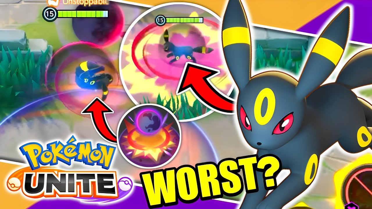 UMBREON POKEMON UNITE GAMEPLAY BUT...? 😭 - YouTube