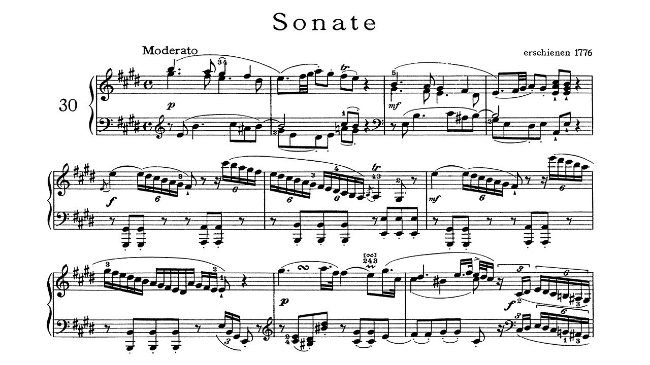 Haydn: Sonata E major Hob.XVI:31 - Rudolf Buchbinder, 1972 - Telefunken ...