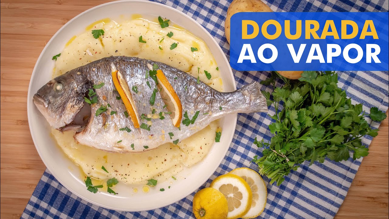 Receita A Pitada do Pai - Dourada ao Vapor - YouTube