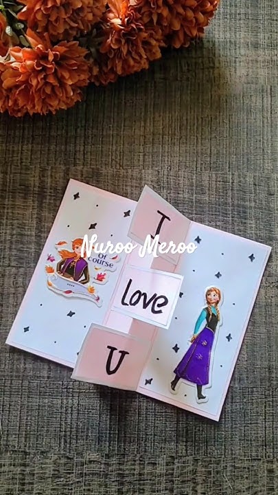 Cute DIY Gift Ideas | Pop Up Card | Nuroo Meroo #diy #cardideas #artandcraft #shorts #nuroomeroo ...