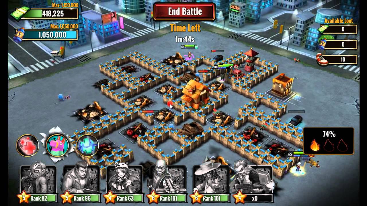 Clash of Gangs- Mission 4 Battle 8 - YouTube
