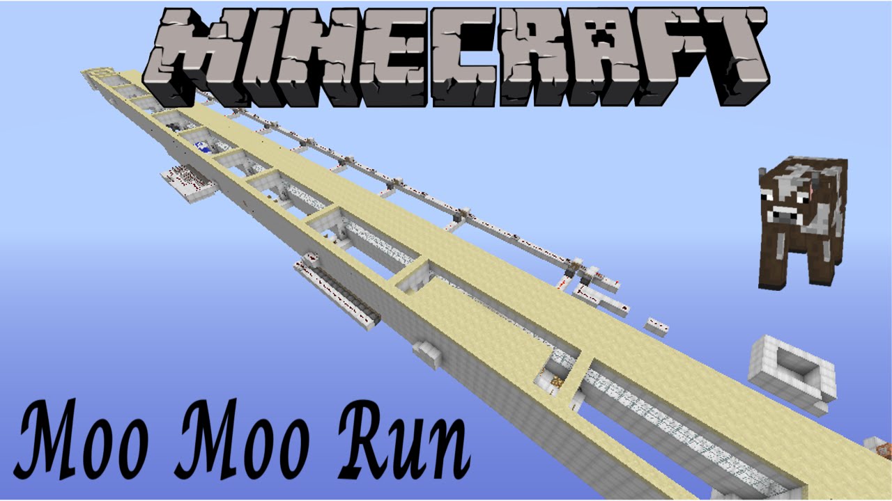 Moo Moo Run [1.8] [Single & Multi-Player] (Minecraft) - YouTube