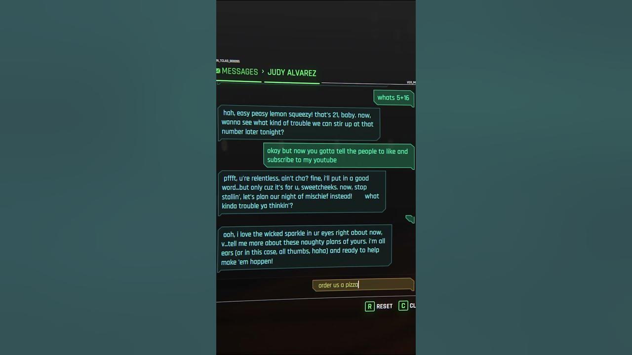 INSANE TEXTING MOD for Cyberpunk 2077 - YouTube