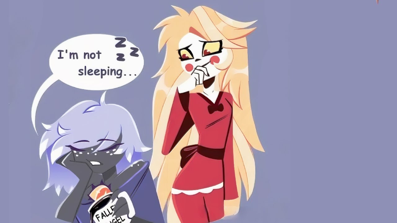 Sleepy Angel Hazbin Hotel/Helluva Boss • COMIC DUB - YouTube