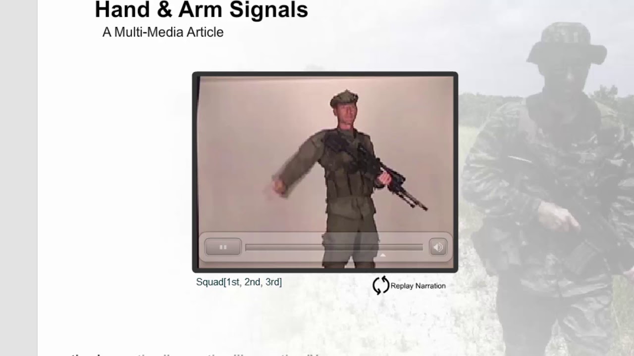Hand & Arm Signals - YouTube