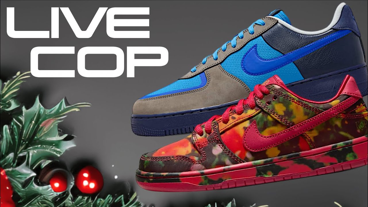 LIVE COP STASH NIKE AF1/AIR MAX 95 & SB DUNK LOW WIZARD OF OZ RAFFLES ...