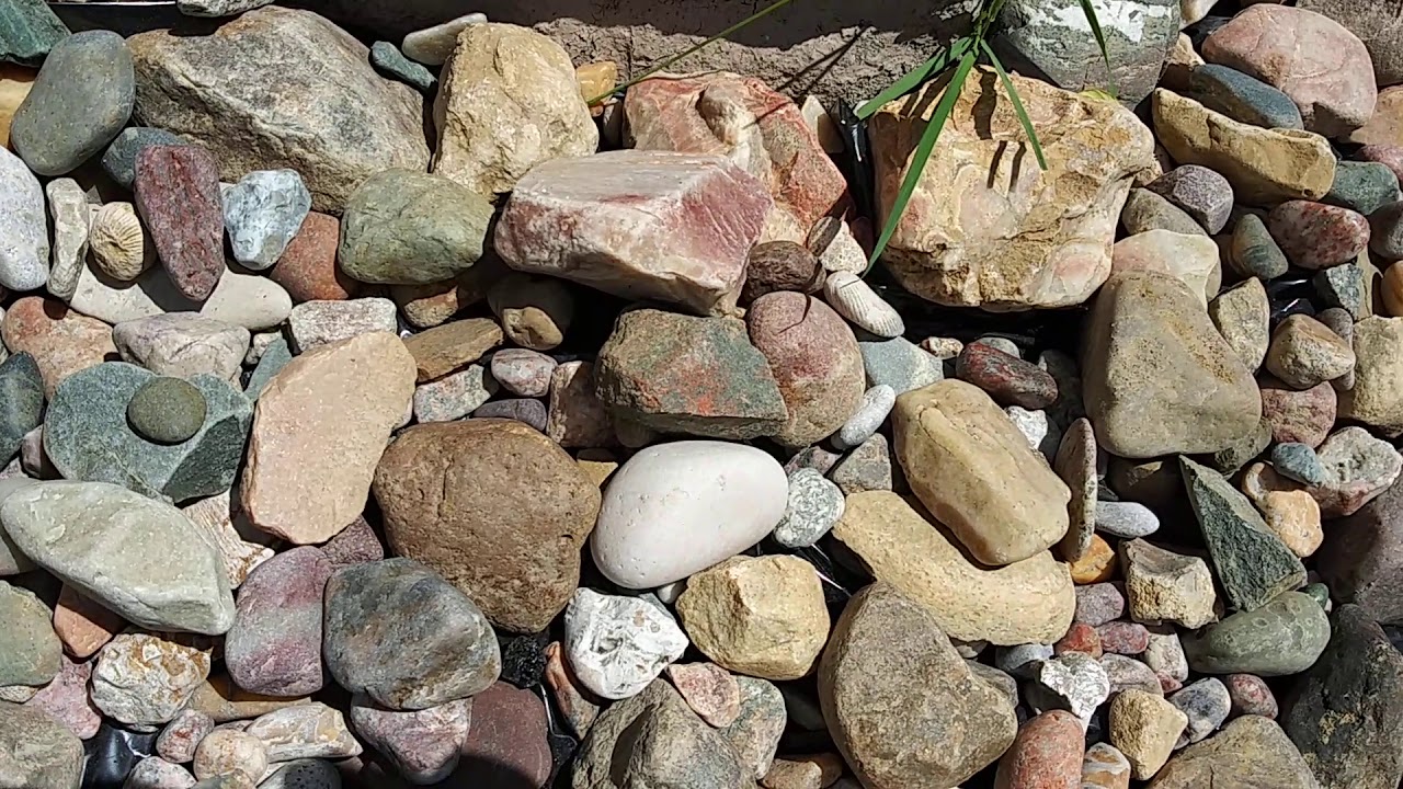 DIY Beach Rocks and Stone Garden - YouTube
