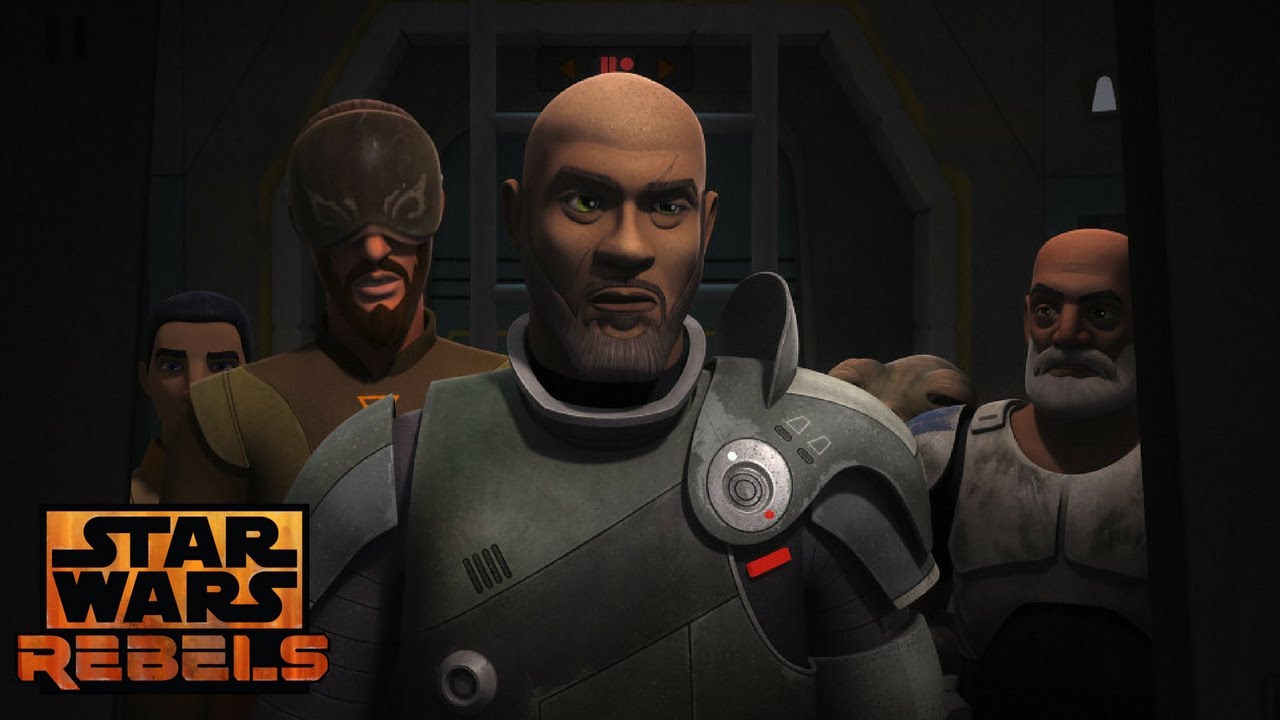 Star Wars Rebels: Saw Vs Ezra, Rex & Klik klak - YouTube