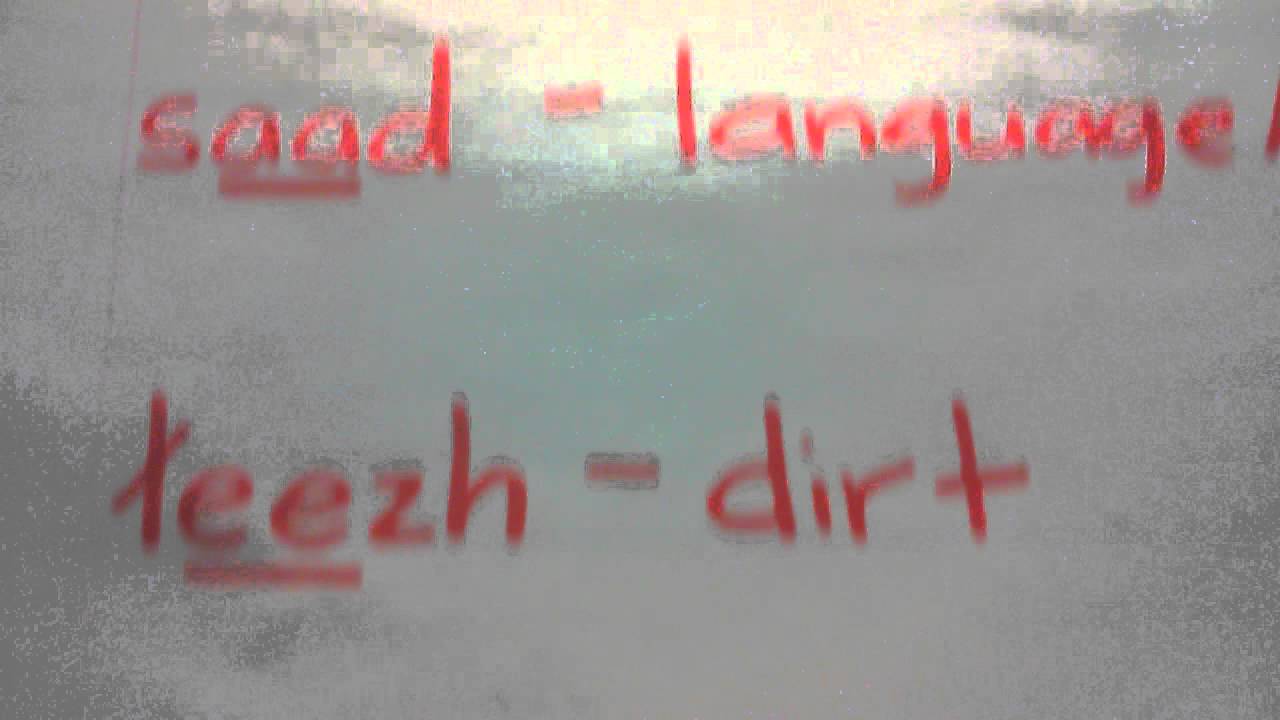 Navajo Language: Vowels Lesson Two - YouTube