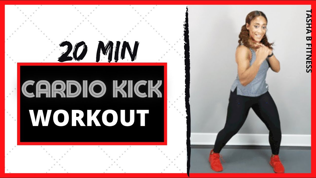 20 Min Cardio Kick Workout AT HOME - YouTube