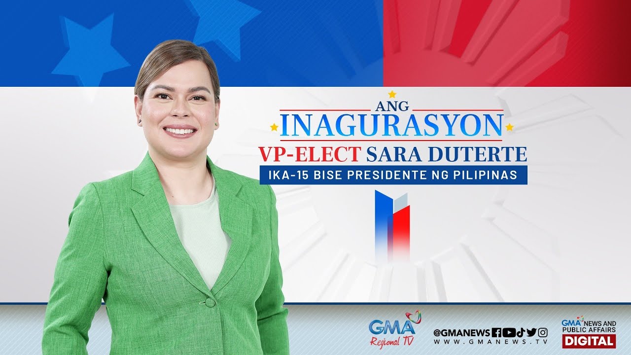 LIVESTREAM: Inauguration of Sara Duterte as the 15th Vice President of ...