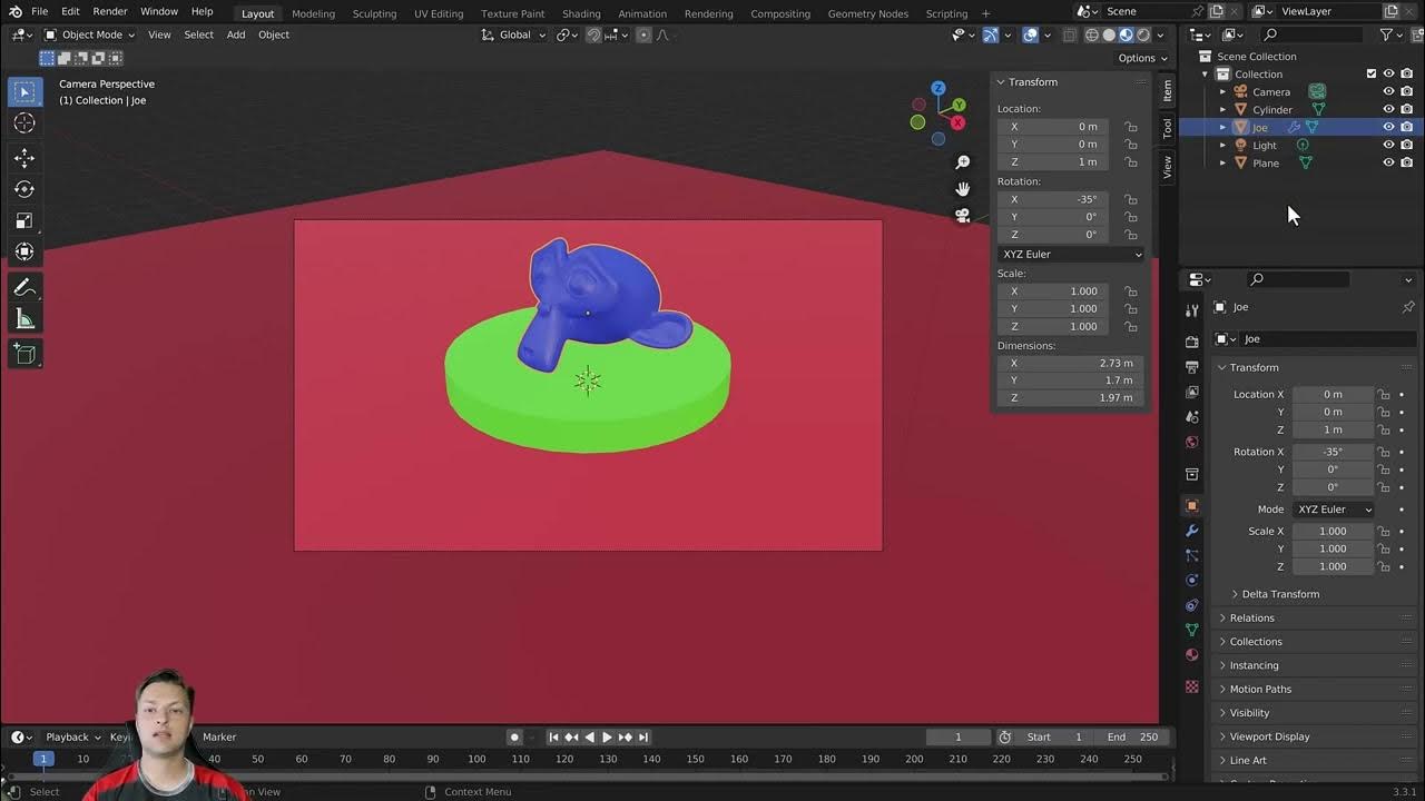 Blender Tutorial - The Different Ways That We Can Rename Our Objects - YouTube