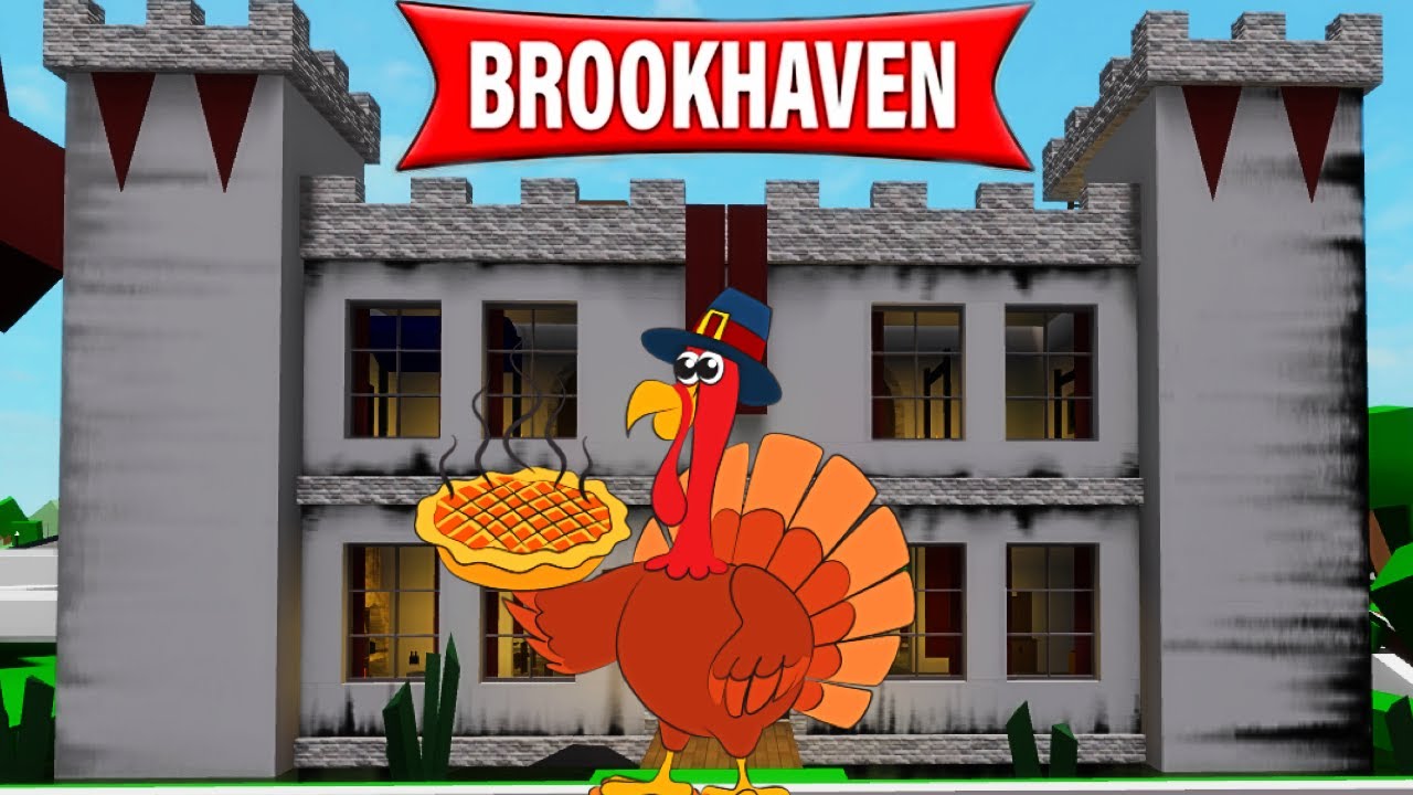 Our ROBLOX THANKSGIVING at the BROOKHAVEN CASTLE - YouTube