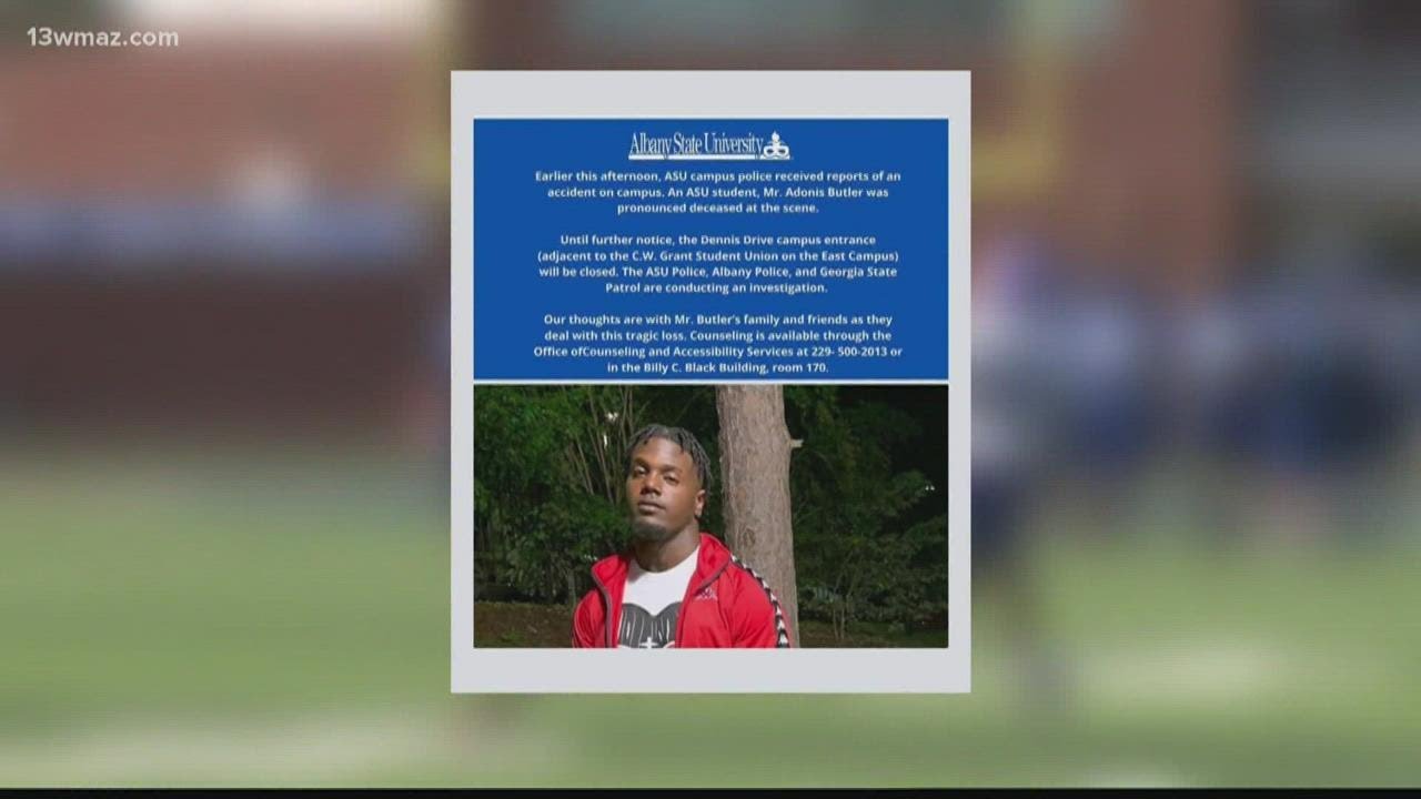 Albany State linebacker Adonis Butler dies in traffic accident - YouTube