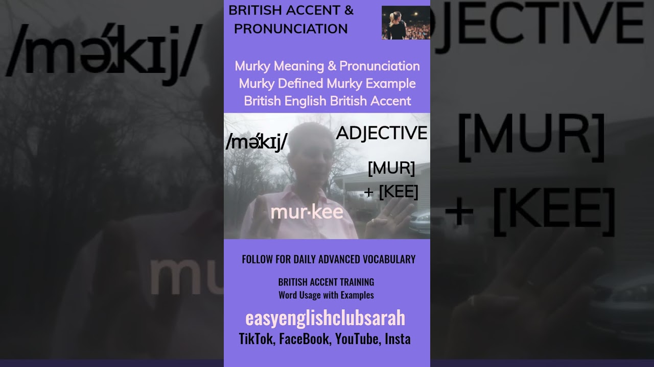 Murky Meaning Murky Pronunciation Murky Defined Murky Examples British Murky Meaning Murky Pronunciation Murky Defined Murky Examples British