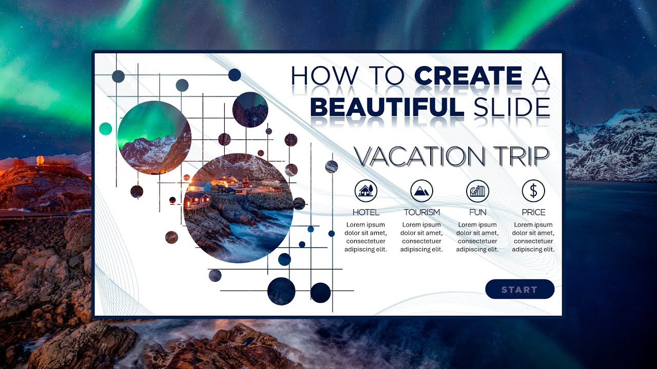 HOW TO CREATE A BEAUTIFUL AND MINIMALIST SLIDE IN POWERPOINT - YouTube
