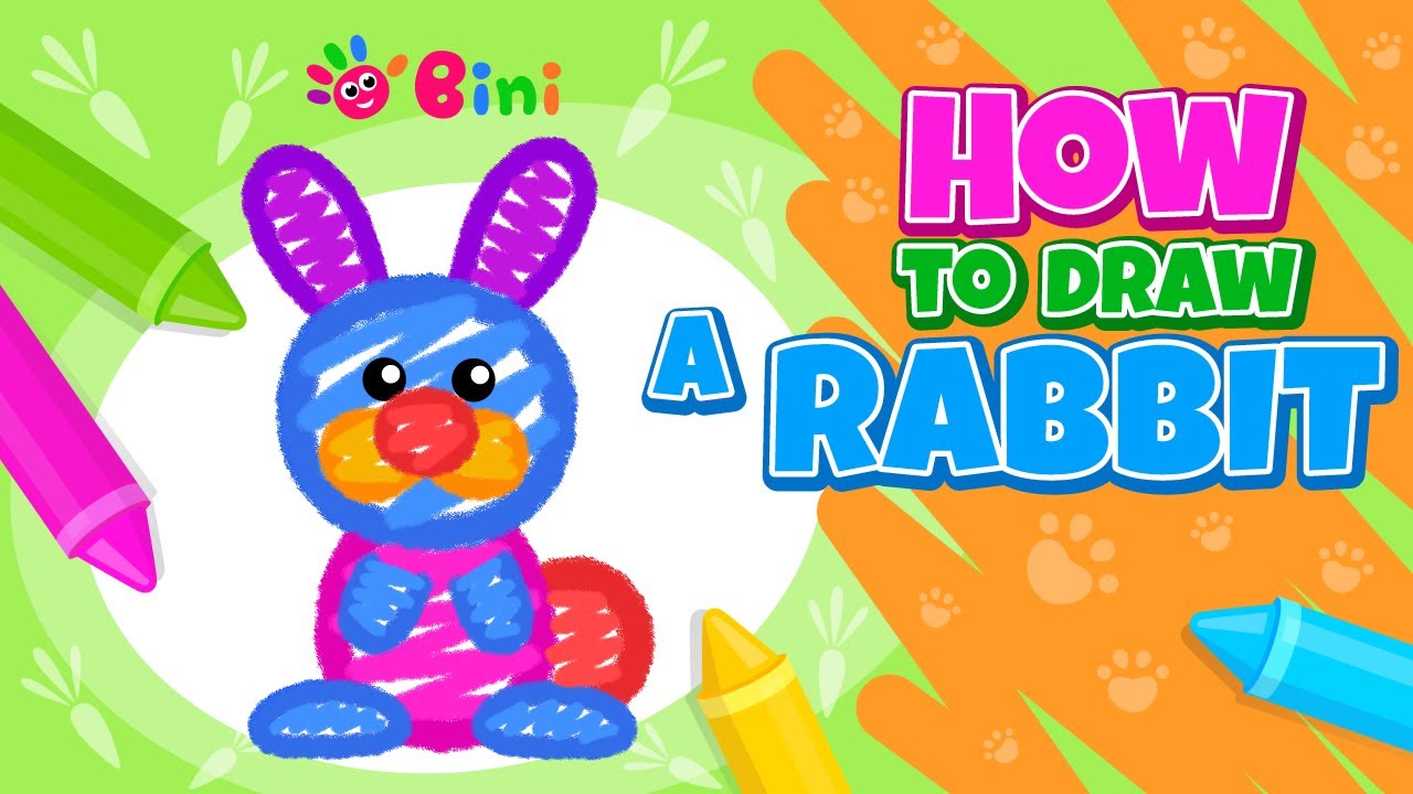 How to draw a Rabbit. Step by step tutorial. - YouTube