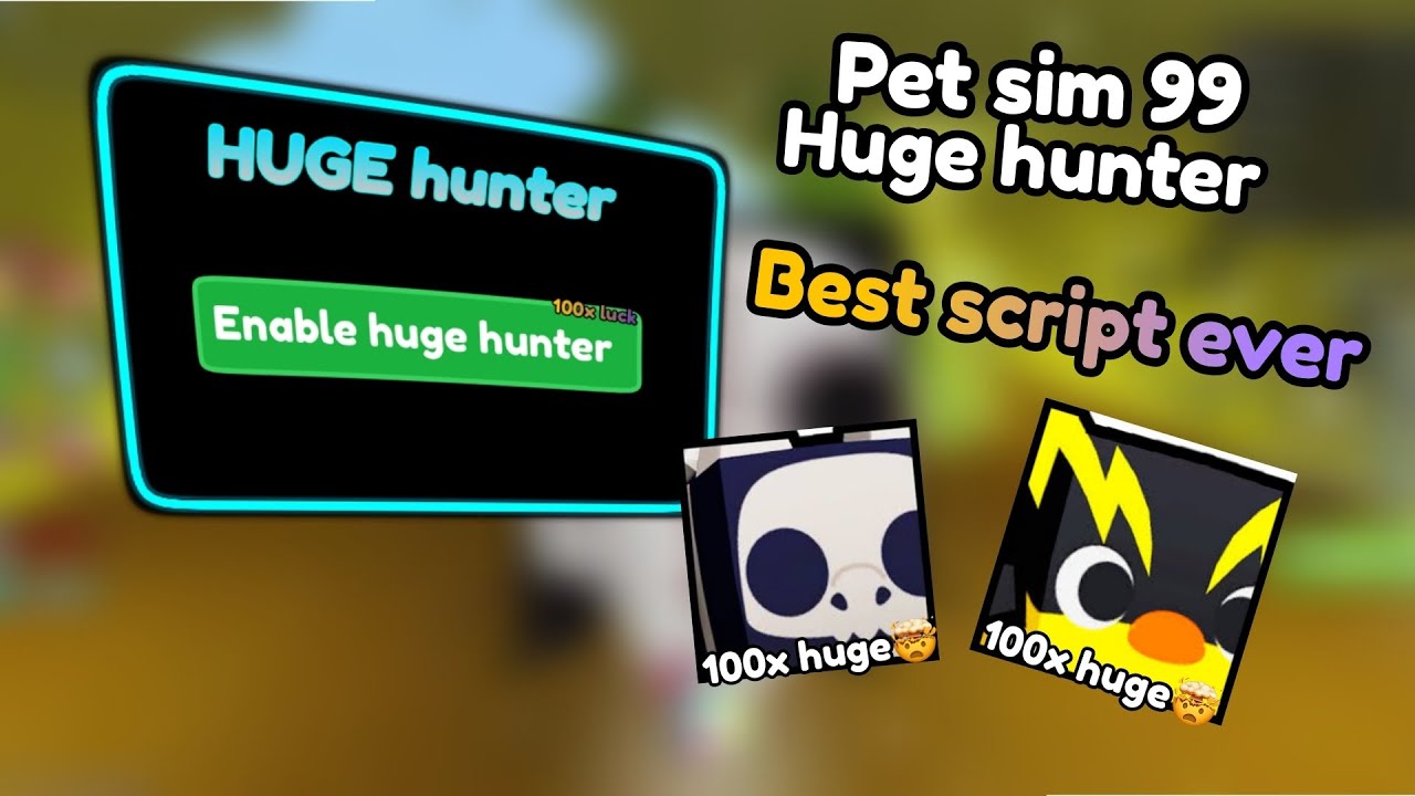 Pet Sim 99 | Huge Hunter Script | Halloween Event 🎃 - YouTube