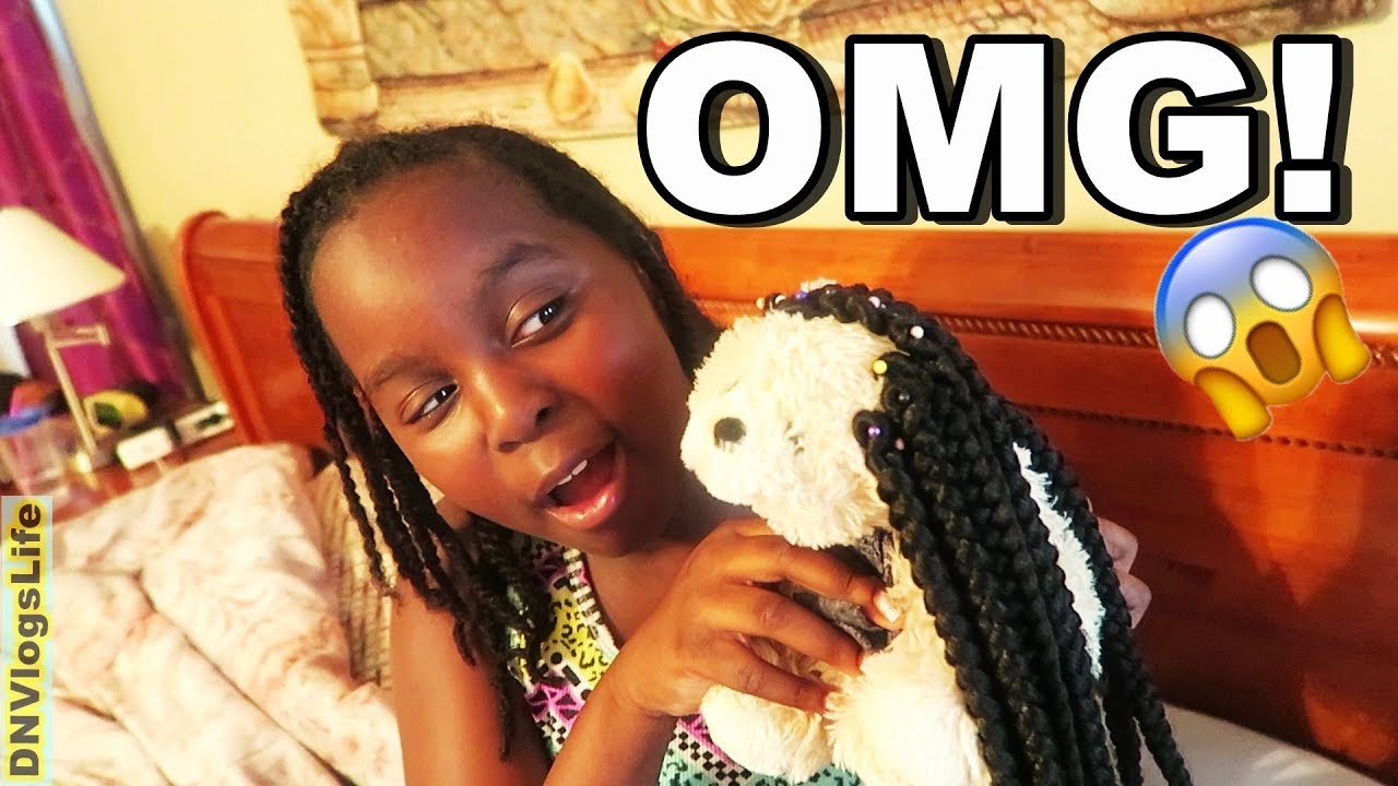 When Teddy Bear Gets Braids - YouTube