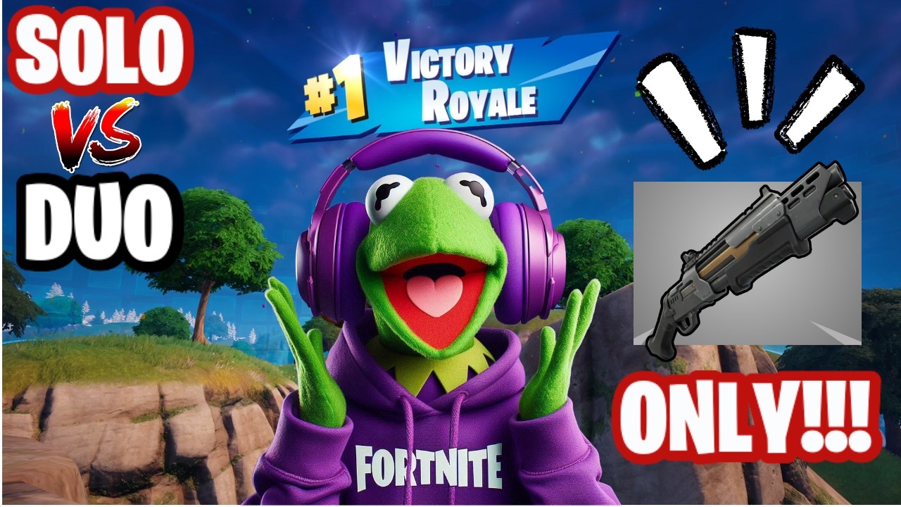 Will Kermit defeat the lobby with ONLY a grey shotgun? - YouTube