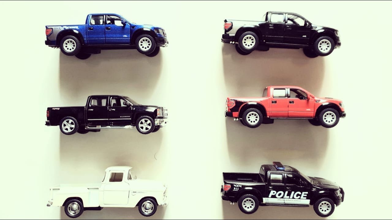 Diecast Model Cars Pickup View and open doors - YouTube