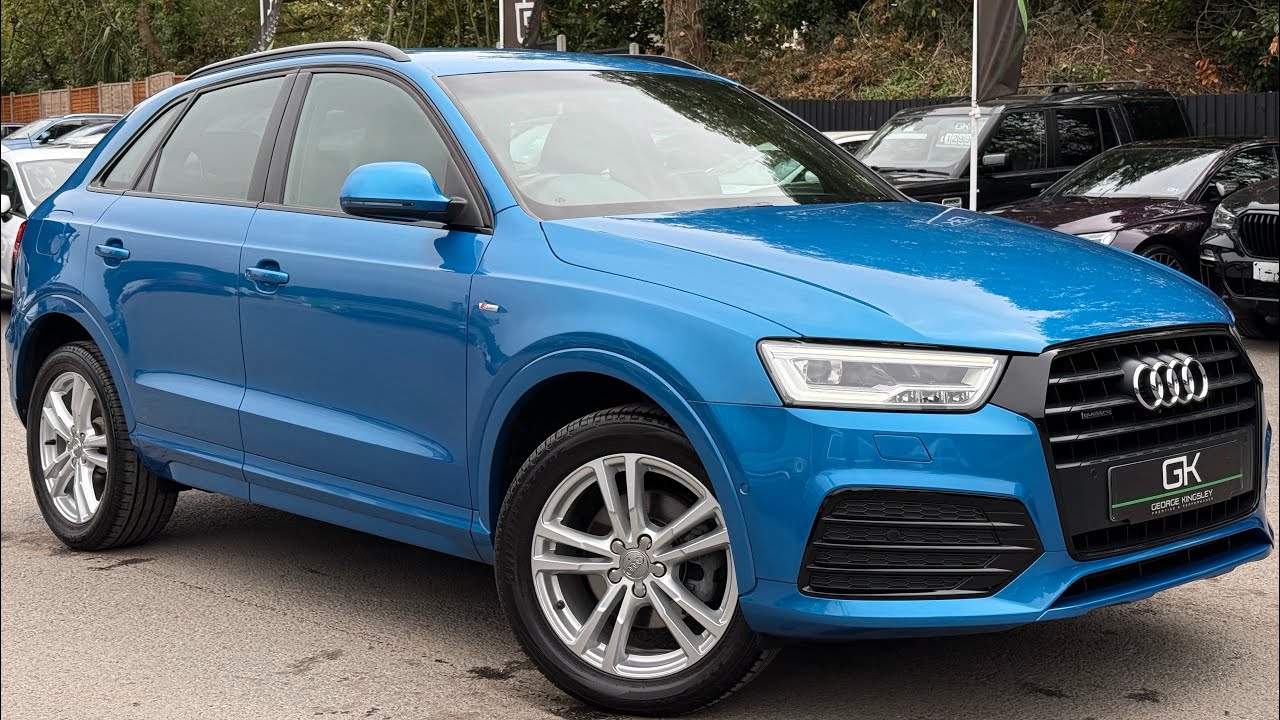 2016 Audi Q3 2.0 TDi S Line Quattro Auto in Hainan Blue with Huge Spec ...