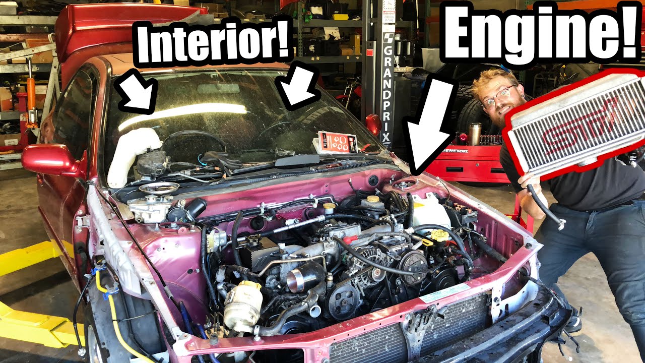 WRX Swapped Subaru GC8 REBUILD ! (HUGE PROGRESS!) - YouTube