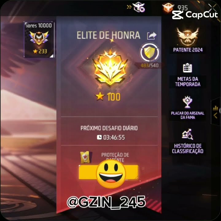 Dale elite na rank e no CS elite de honra ☠️ #freefire #shorts - YouTube