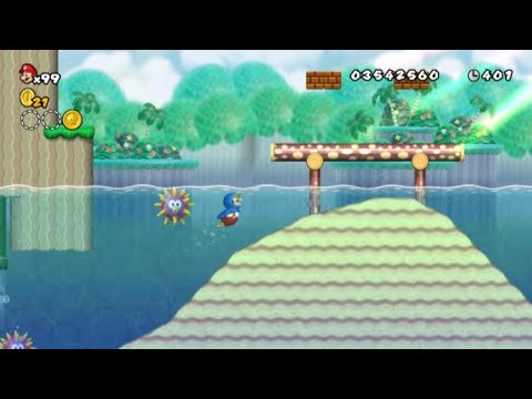 NSMB WII Gameplay Compilation - YouTube