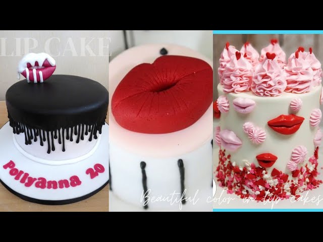 Lips Birthday Cake